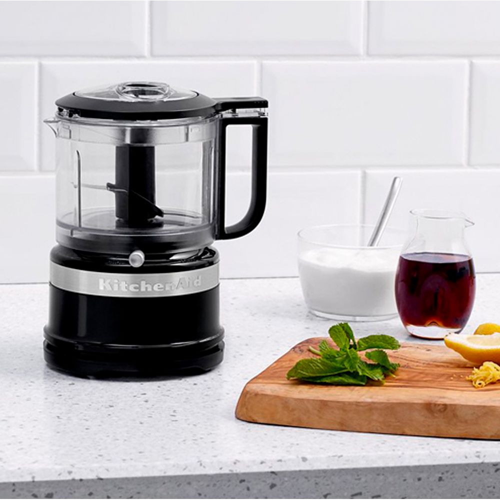 Mini processador kitchenaid onyx black 127v - lavillecasa