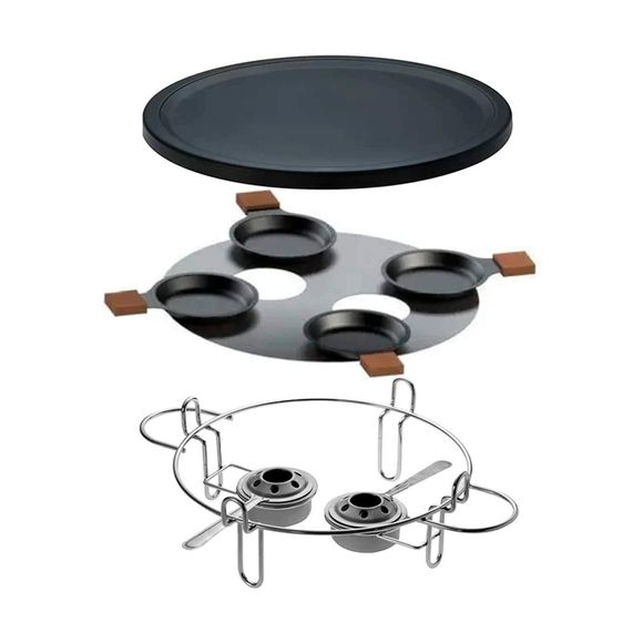 Raclette grill 8 pecas - lavillecasa